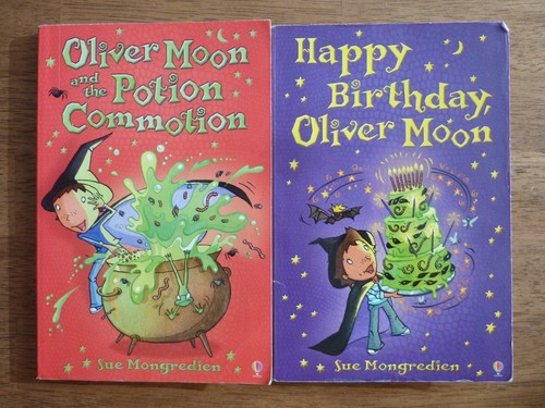 Lot 3 Oliver Moon Chapter Books (Sue Mongredien) Happy Birthday Potion ...