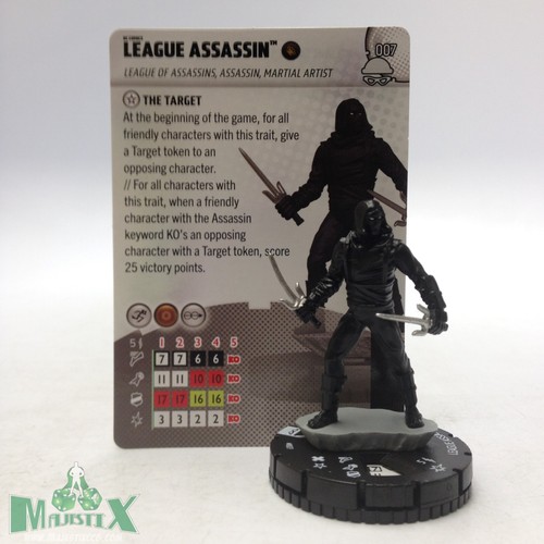 Heroclix DC Notorious set League Assassin #007 Common figure w/card! | eBay