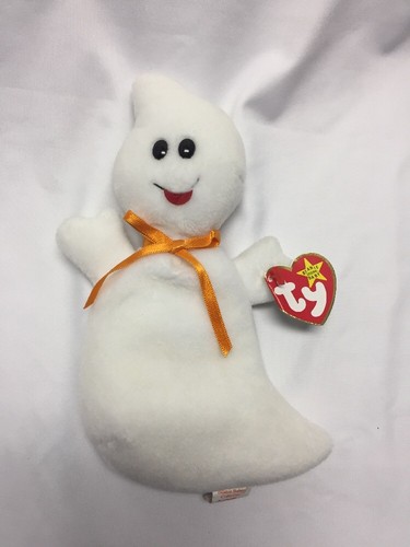Ty Beanie Baby SPOOKY Halloween Ghost (style 4090) – TY Beanie 1995 ...