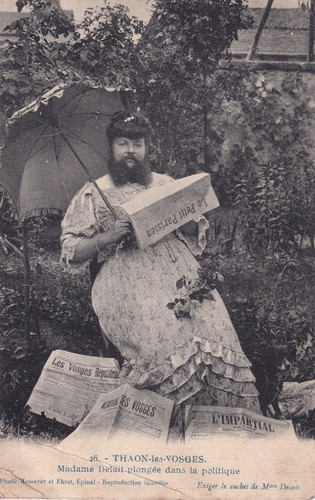 Circus Freak Lady with Beard Original Early 1910s Vintage Photo ...