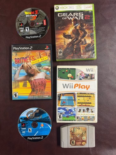 Lot Of 6 Games For Multiple Systems: Ps2, Wii, Xbox, N64: Dragonball Z ...