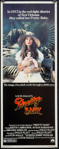 Affiche De Film Originale Pretty Baby 1978 14X36 Brooke Shields Susan ...