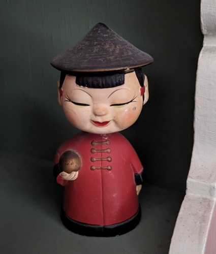 RaRe VinTagE CHINAMAN BOBBLEHEAD CHINESE MAN | eBay