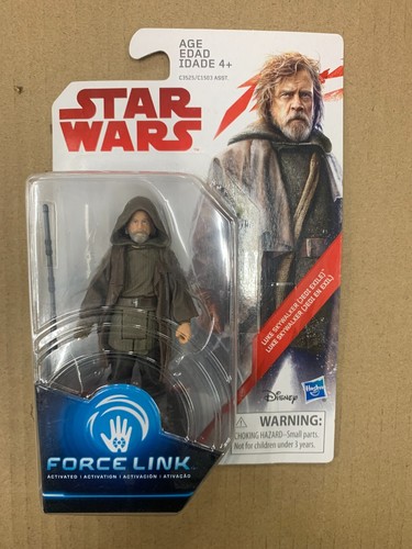 Star Wars Force Link 2017 Hasbro LUKE SKYWALKER (Jedi Exile) Action ...