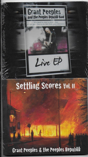 CD Lot of 2 Grant Peeples & the Peeples Republik Band Setting Scores ...