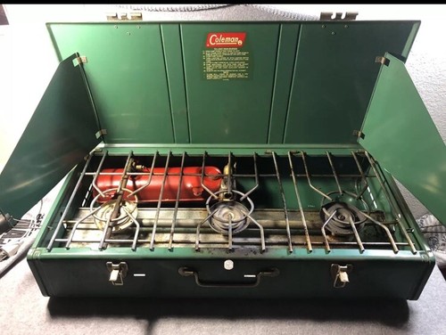 Vintage Coleman 426 D 3-Burner Camping Stove Made in USA VERY NICE ...