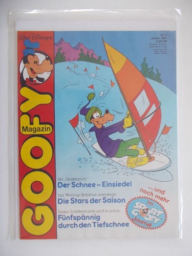 Goofy Magazin Nr. 1 (1981) - Walt Disney - Ehapa Verlag - Zustand 1-2 ...