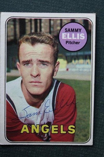 Cincinnati Reds star Sammy Ellis signed / autographed 1969 Topps ...