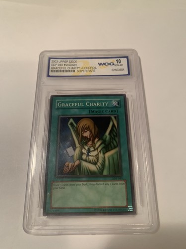 PSA 10 - Yu-Gi-Oh Card - SDP-040 - GRACEFUL CHARITY (super rare holo ...