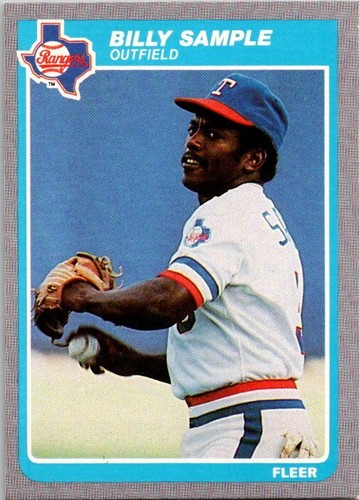 1985 Fleer Baseball 566 Billy Sample | eBay