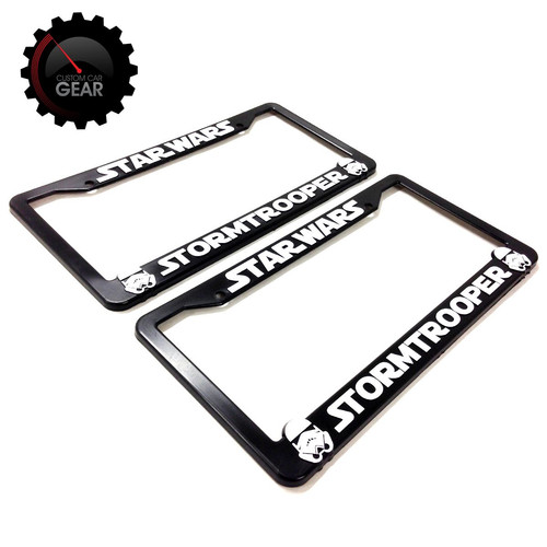 2 Star Wars Stormtrooper License Plate Frames, 3-D Raised Letter, Car ...
