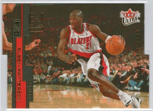 2002-03 Fleer Ultra Gold Medallion Ruben Patterson Card #142 | eBay