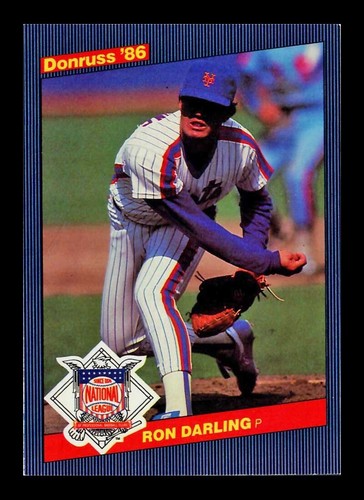 1986 Donruss All-Stars #37 Ron Darling Jumbo Major League Baseball Card ...