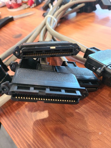 25 Pair Telco Amphenol Cat3 Trunk Cable 50-pin Male to Female PBX Amp ...