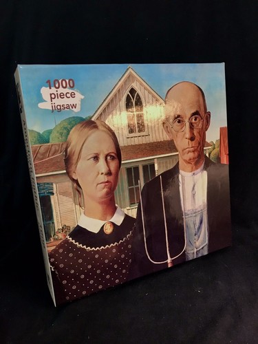 American Gothic By Grant Wood 1000piece Puzzle Set Grant Wood: American ...