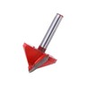 1Pcs V Groove Router Bit - Angle: 60 Degree, Diameter: 1/2" - 1/4 ...