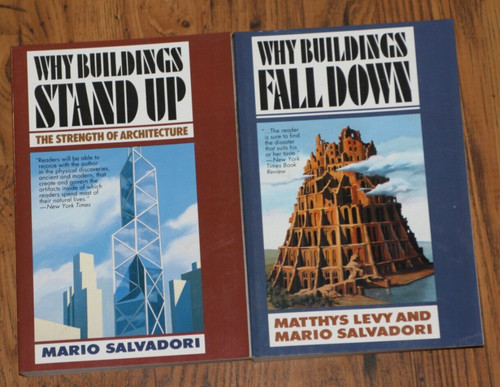 Set of 2 Books - Why Buildings Fall Down & Why Buildings Stand Up - Matthys Levy | eBay