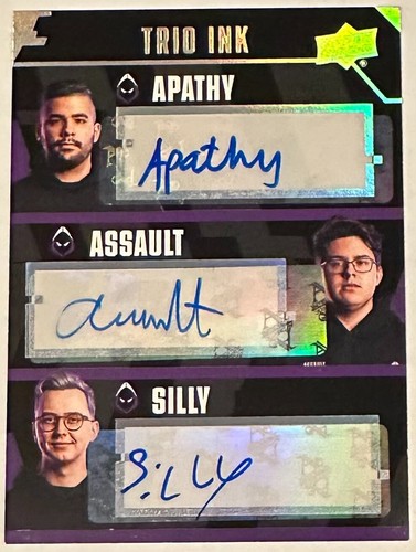 2021 Upper Deck Call of Duty League Trio Ink Apathy Assault Silly #TI ...