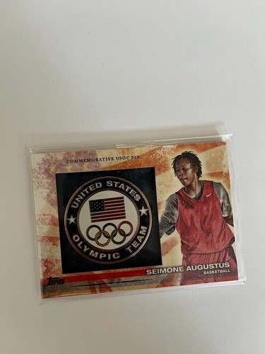 2012 Topps Olympics WNBA USOC Pin Seimone Augustus | eBay