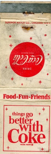 Coca Cola Matchbook | eBay