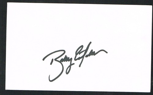 Bobby Estalella signed autograph auto 3x5 index card Baseball Player ...