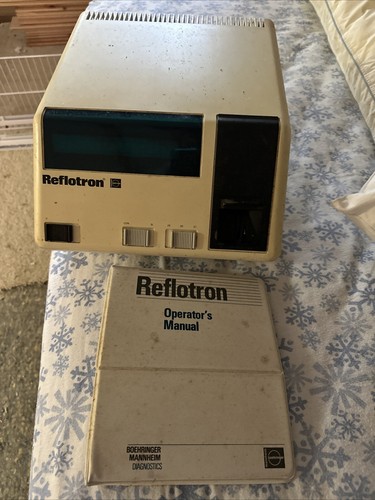 Boehringer Mannheim Typ Reflotron 1 Chemistry Analyzer W/ Operator ...