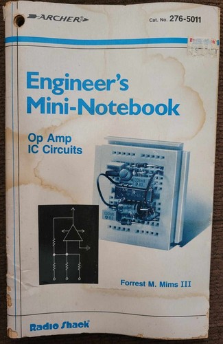 Vtg Radio Shack Engineer's Mini-Notebook Op-Amp IC Circuits #276-5011 ...