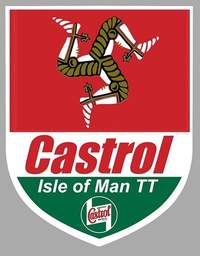 CASTROL OIL RETRO STICKERS Castrol GASOLINE DECALS VINTAGE OIL PIN UP ...