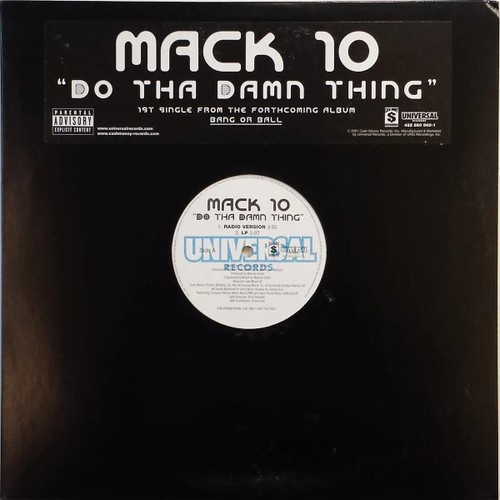 Mack 10 - Do Tha Damn Thing - 12 Inch Single Vinyl Record NEW ...