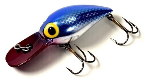Brad's BWW-06 Wee Wiggler Crankbait 2 1/4" 1/3oz Blue Pirate Trout ...
