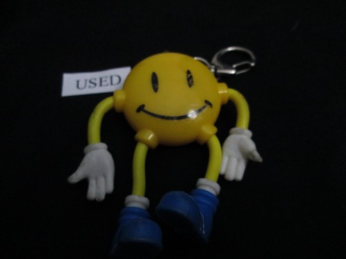 SMILEY FACE BENDABLE KEYCHAIN | eBay