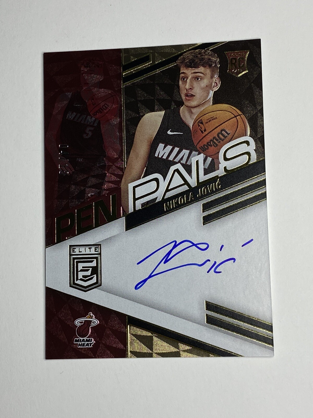 Nikola Jovic 2022 Elite #PP-NKJ Pen Pals - Gold /10 Price Guide ...