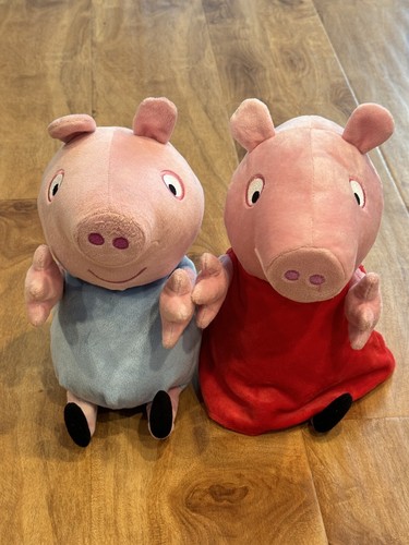 Peppa Pig & Brother George Hug N Oink Giggle N Wiggle Lot Of 2 - George ...