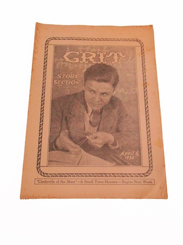 Vintage Grit Magazine April 6 1930 | eBay