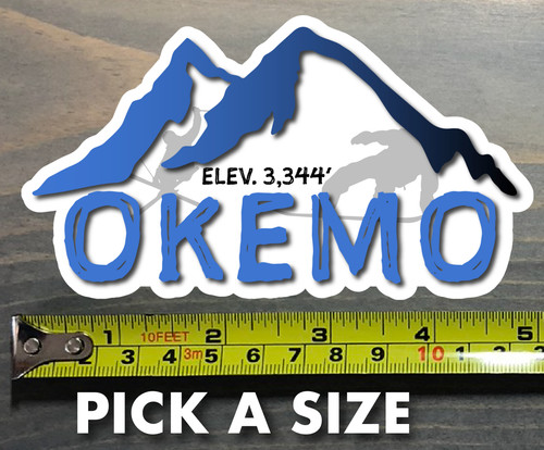 Okemo Sticker Decal Vermont Ski Snowboard Mountain Killington Stowe Jay Peak | eBay