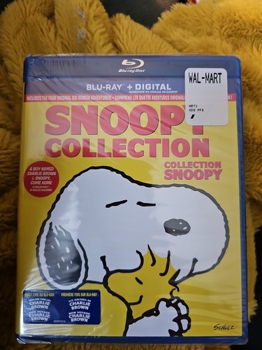SNOOPY COLLECTION (BLU RAY 2021) 4-Disc 4 Films Region A Charlie Brown ...