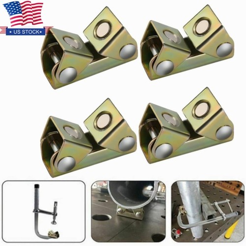 Magnetic Welding Fixture Clamp 4PCS V-Sharp Tab Holder Corner for Tack ...