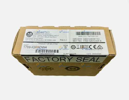 AB 1769-IQ6XOW4 Compact I/O 24VDC Input Relay Output Module 1769IQ6XOW4 ...