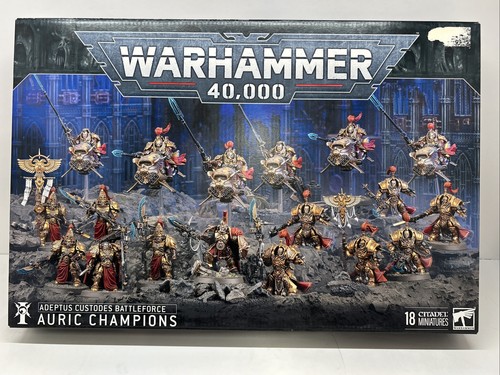 Warhammer 40K Auric Champions Battleforce Custodes Army Lot Set New in ...