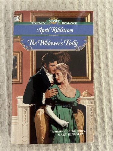 Vintage Signet Regency Romance-April Kihlstrom-The Widower's Folly-2001 ...