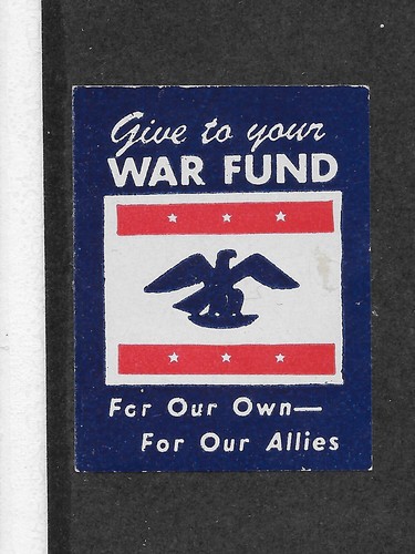 USA GIVE TO YOUR WAR FUND LABEL (CC760) | eBay