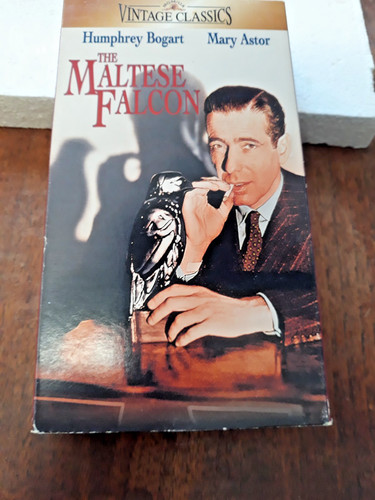 The Maltese Falcon VHS VCR Video Tape Movie Humphrey Bogart | eBay