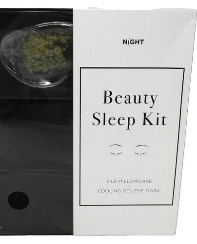 Night Beauty Sleep Kit Silk Eye Mask Pillowcase for sale online | eBay
