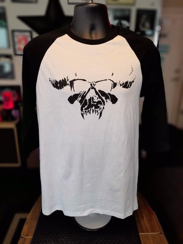 DANZIG Goat Skull SZ Medium M T Shirt Mens baseball tee goth rock ...