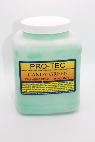 Pro Tec Candy Green Powder Coat Paint | eBay