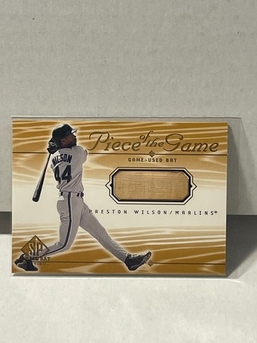 2000 SP GAME BAT PRESTON WILSON PIECE OF THE GAME BAT #PW OLD FLORIDA ...