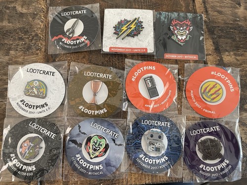 Loot Crate Pins Lot Of 11 Sealed | eBay