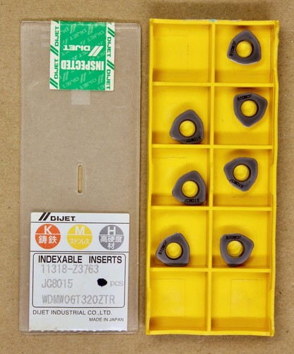 7 Dijet WDMW06T320ZTR JC8015 Carbide Inserts WDMW 06T320 ZTR JC8015 | eBay
