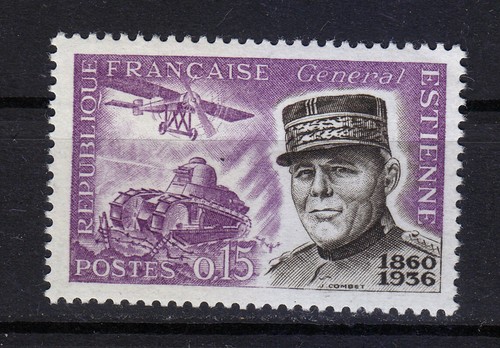 France 1960 MNH Mi 1323 Sc 975 Jean Baptiste Eugène Estienne, French ...