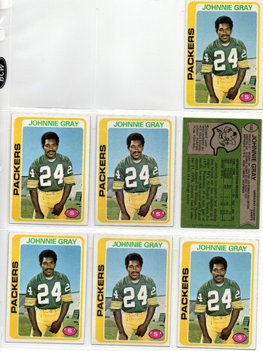 1978 TOPPS 138 JOHNNIE GRAU PACKERS | eBay